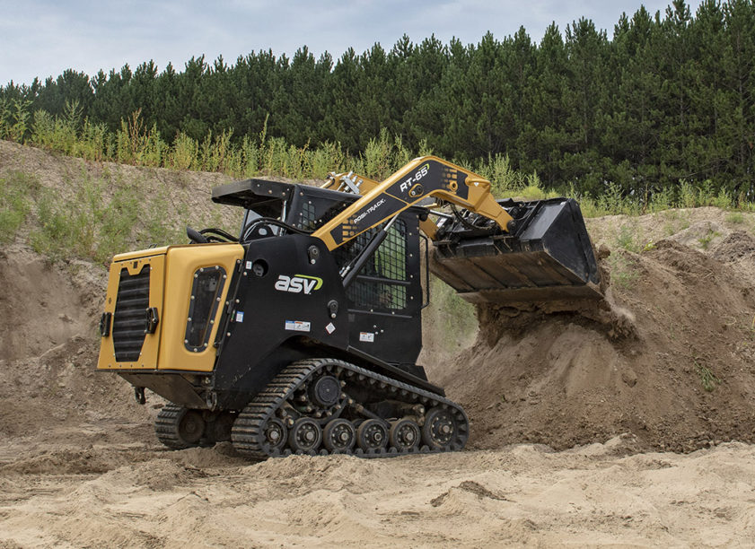 ASV RT-65 track loader and bucket - CSTK