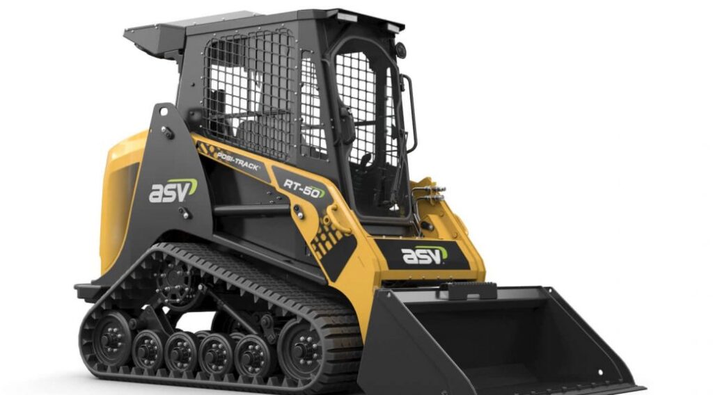 New ASV RT50 All Weather Cab, w/ Premium Package & 60” Dirt Bucket - CSTK