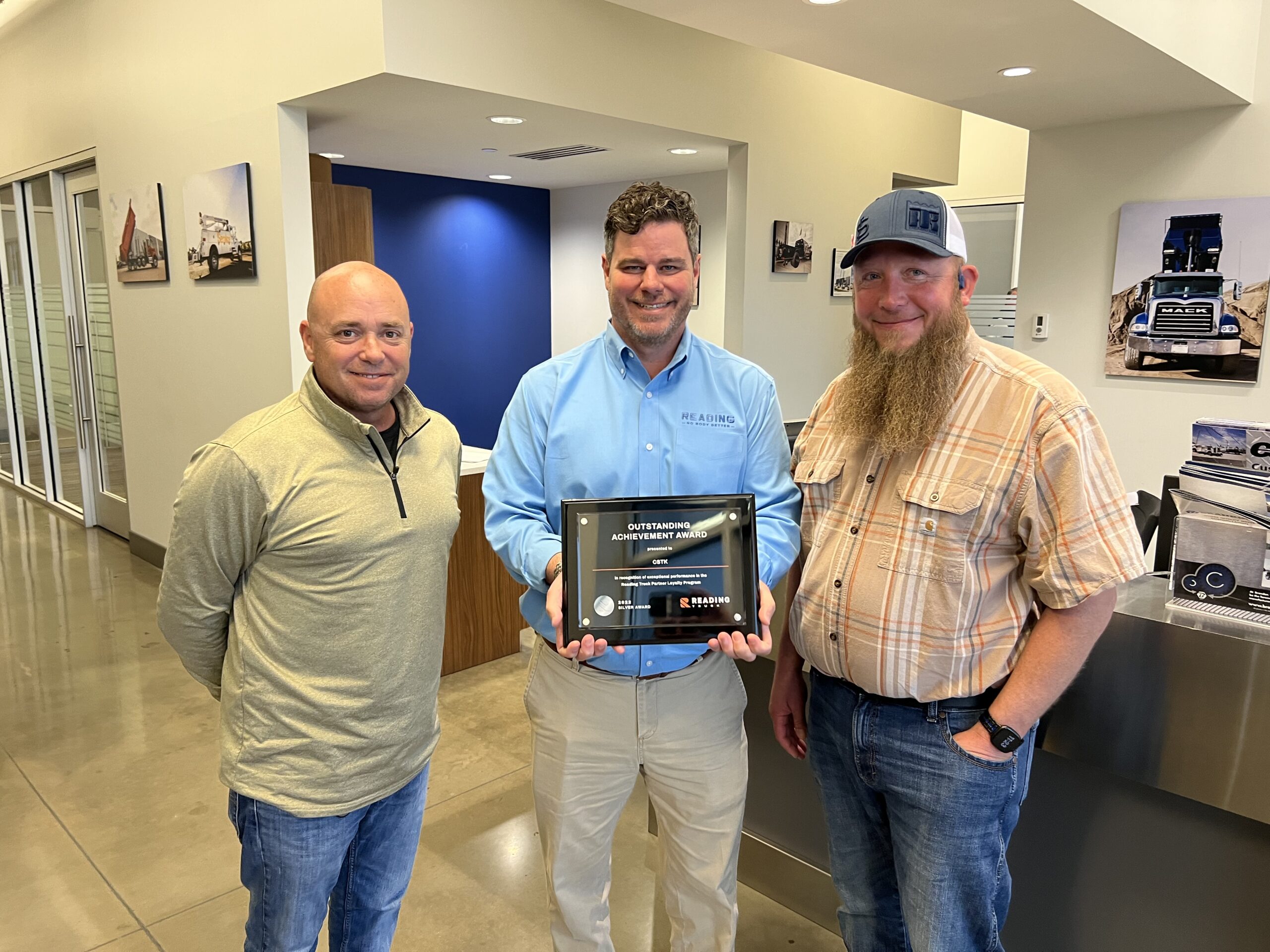 CSTK Truck Equipment Wins Industry Award