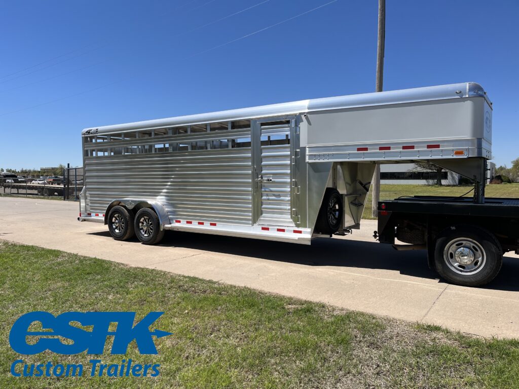 2024 4-Star 20' GN Stock Trailer - CSTK